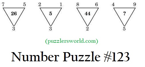 Number Puzzle 123 PuzzlersWorld